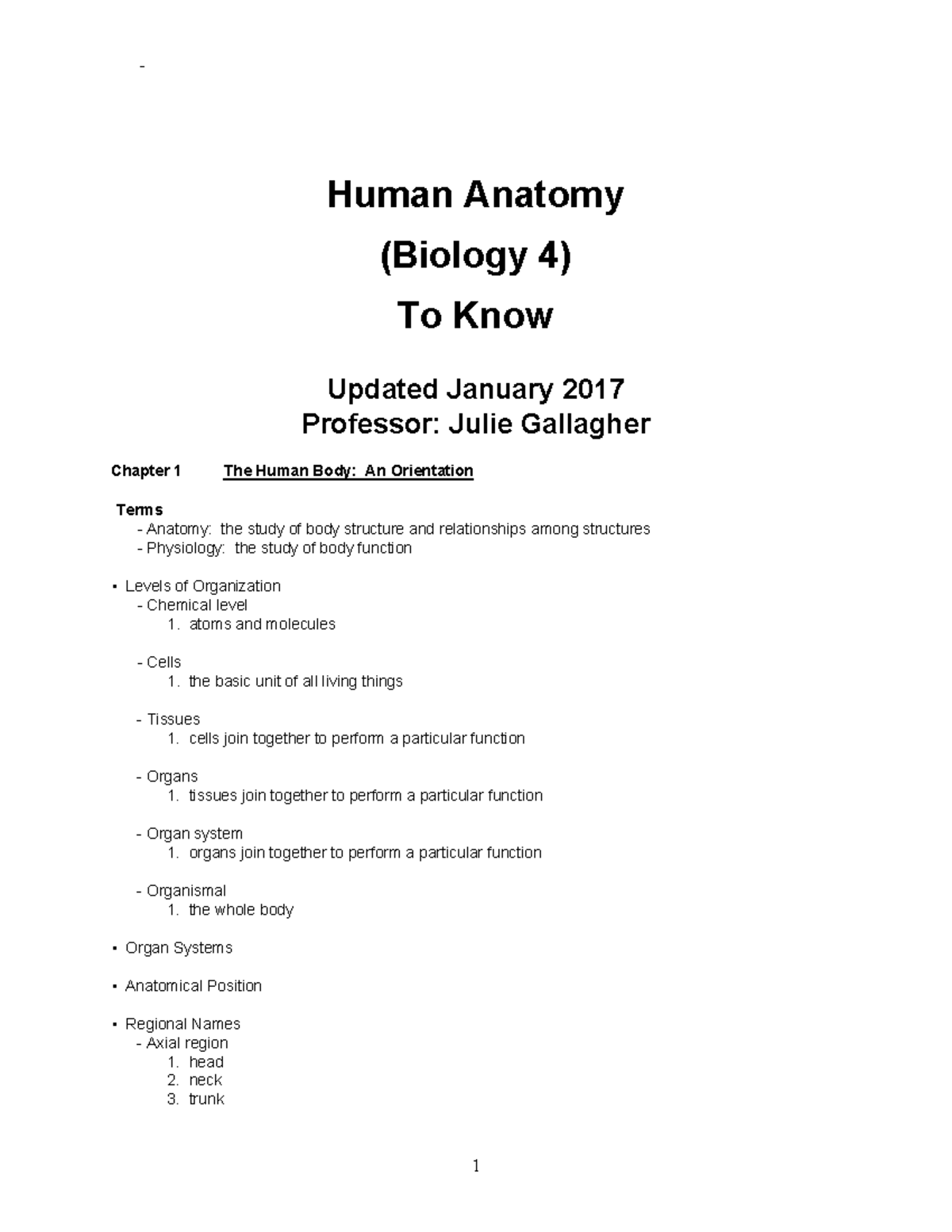 Anatomy-lecture-notes-update-2017 my version-1 - Human Anatomy (Biology ...