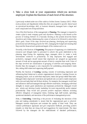 Decision Making WITH Accountability 3 - 1. From your experience in ...