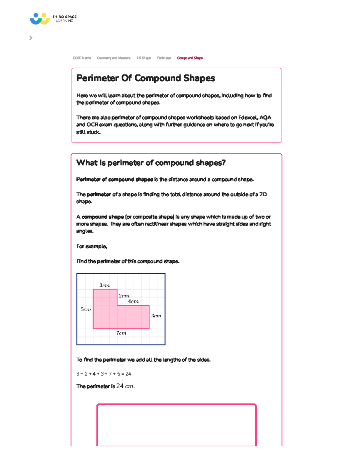 Perimeter Of Compound Shapes - GCSE Maths Steps & Examples - GCSE Maths ...