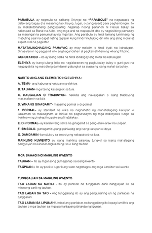 Filipino 8 - Reviewer - PAHAYAGAN O NEWSPAPER na kilala rin sa tawag na ...