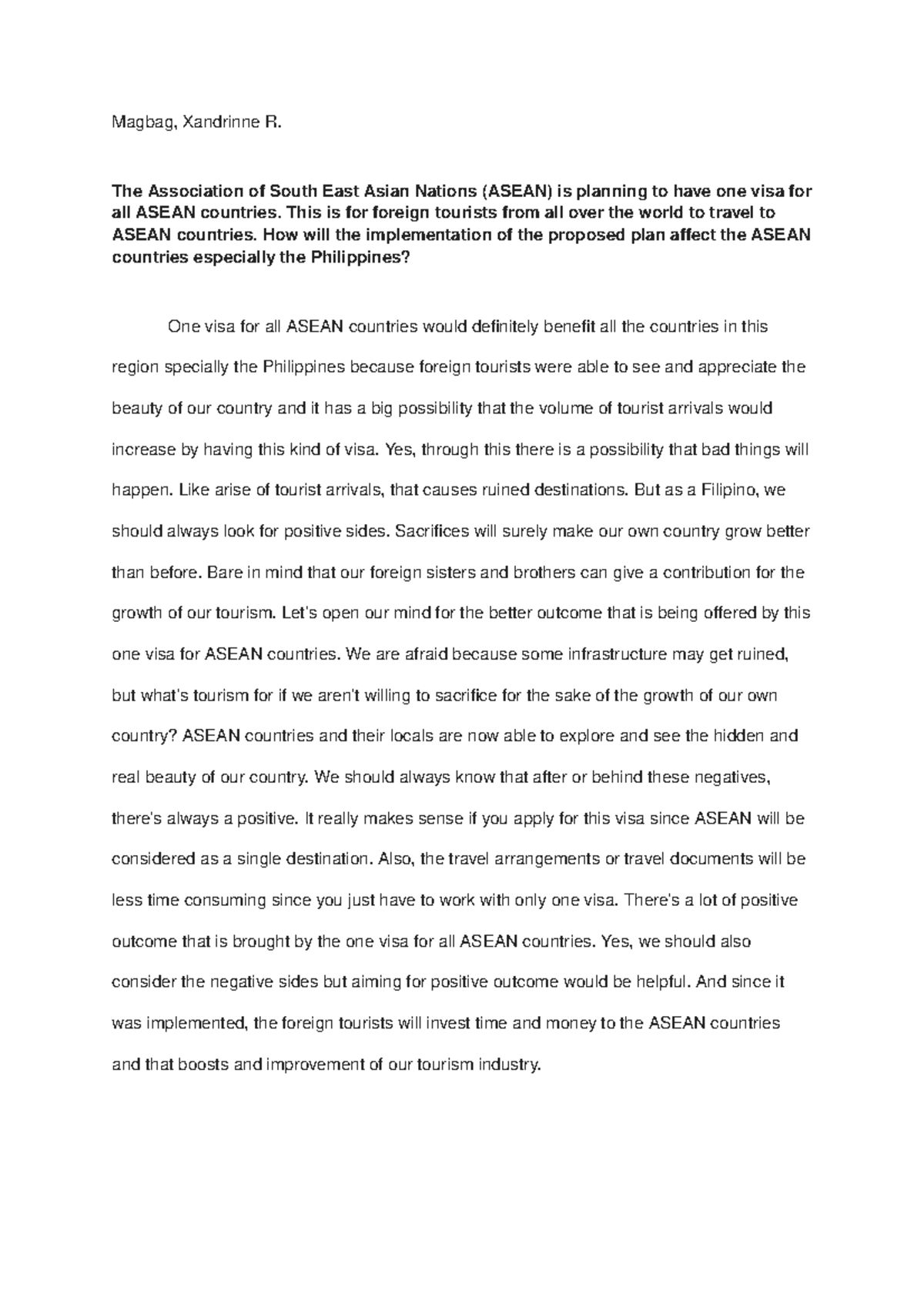 Intro to tourism - Introduction to Travel & Tourism Industry - Studocu