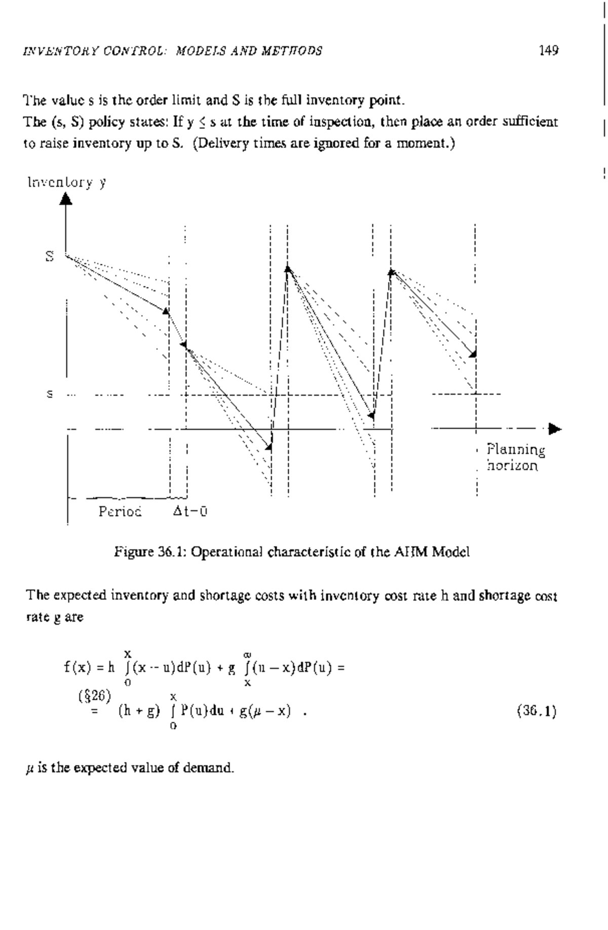 INDU 423- Lecture 25 - INVENTORY CONTROL: MODELS AND METHODS 149 The ...