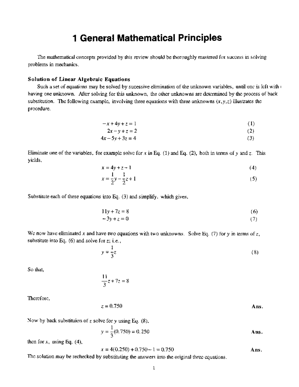 1- General Maths Principles - CIV1500 - Studocu