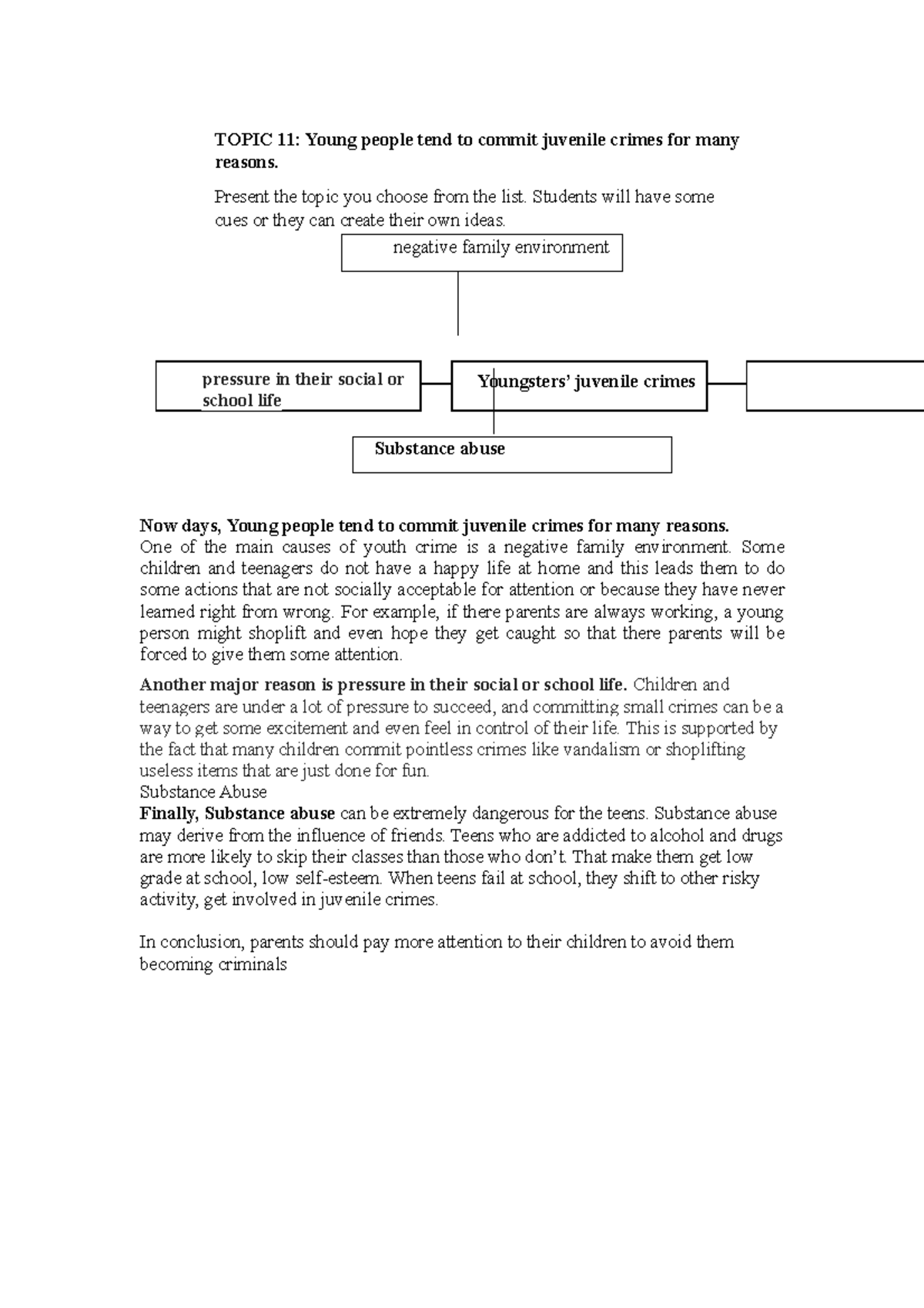 Topic 11 - bài cho các bạn tham khảo. Cheer - TOPIC 11: Young people ...