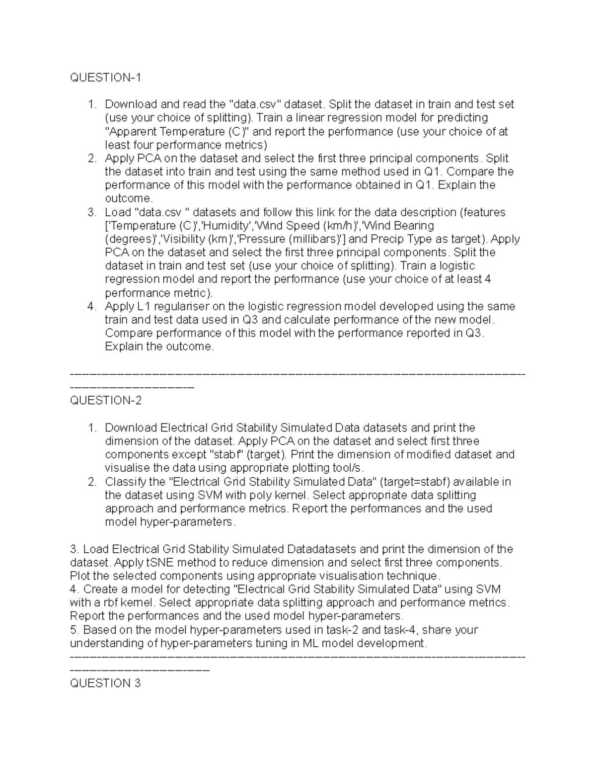 Questions - Lab conduction details - QUESTION- Download and read the ...