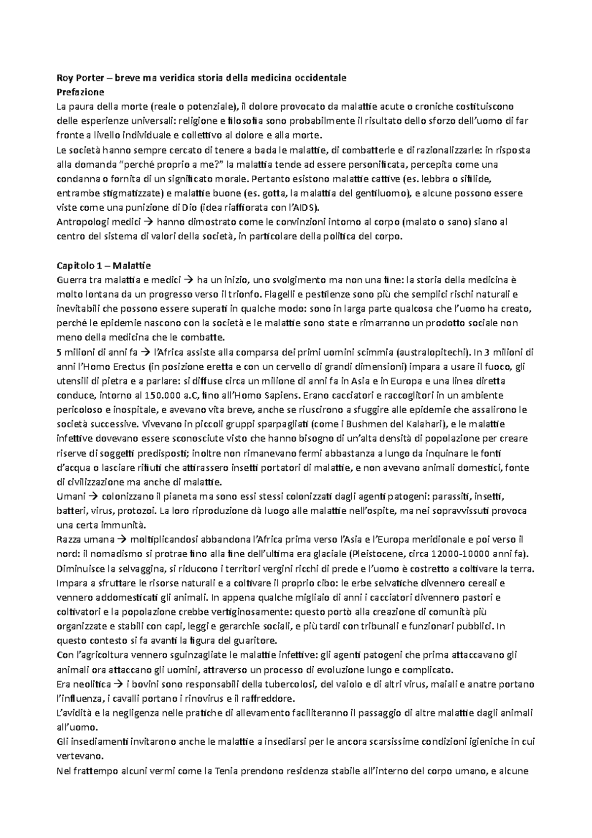 Roy Porter - Breve ma veridica storia della medicina occidentale - Roy ...