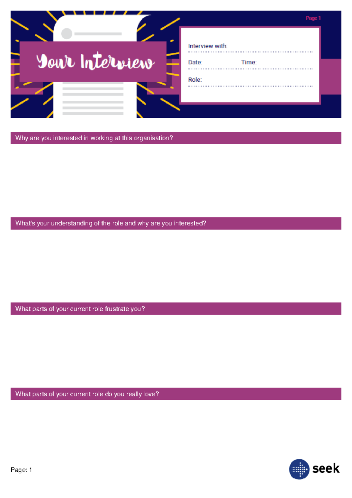 Samaritan guide - Why are you interested in working at this ...