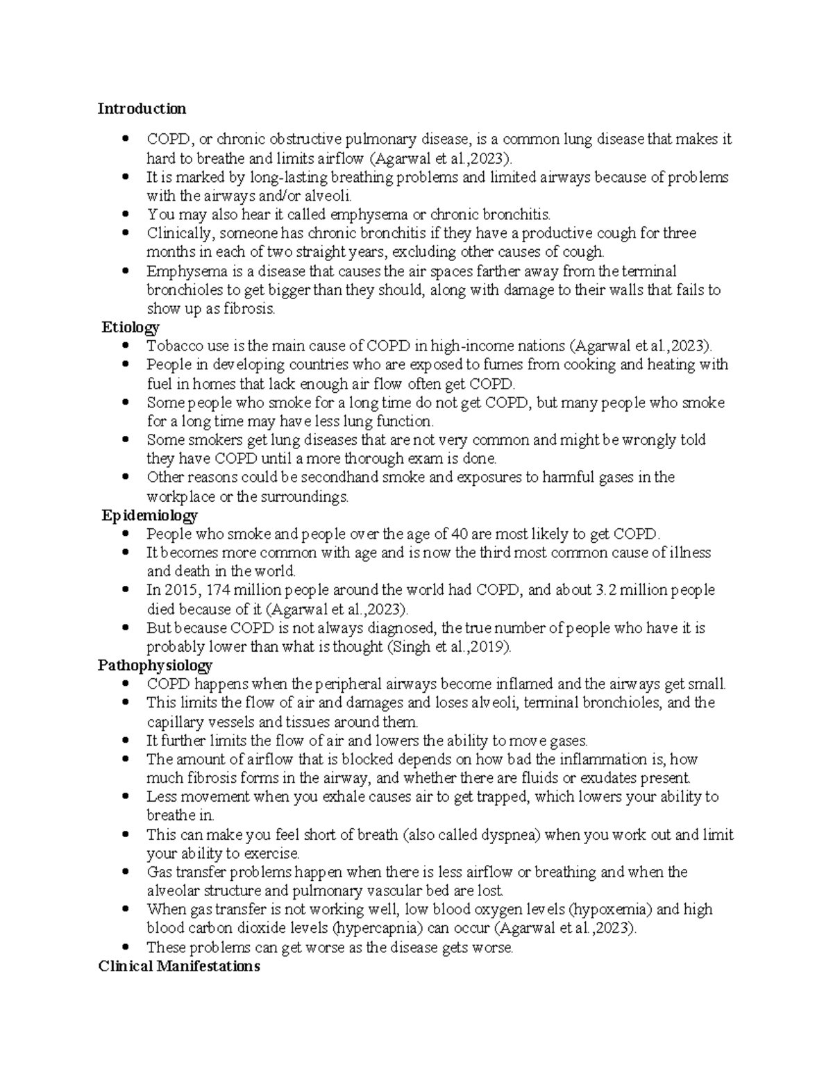 COPD - Well answered - Introduction COPD, or chronic obstructive ...