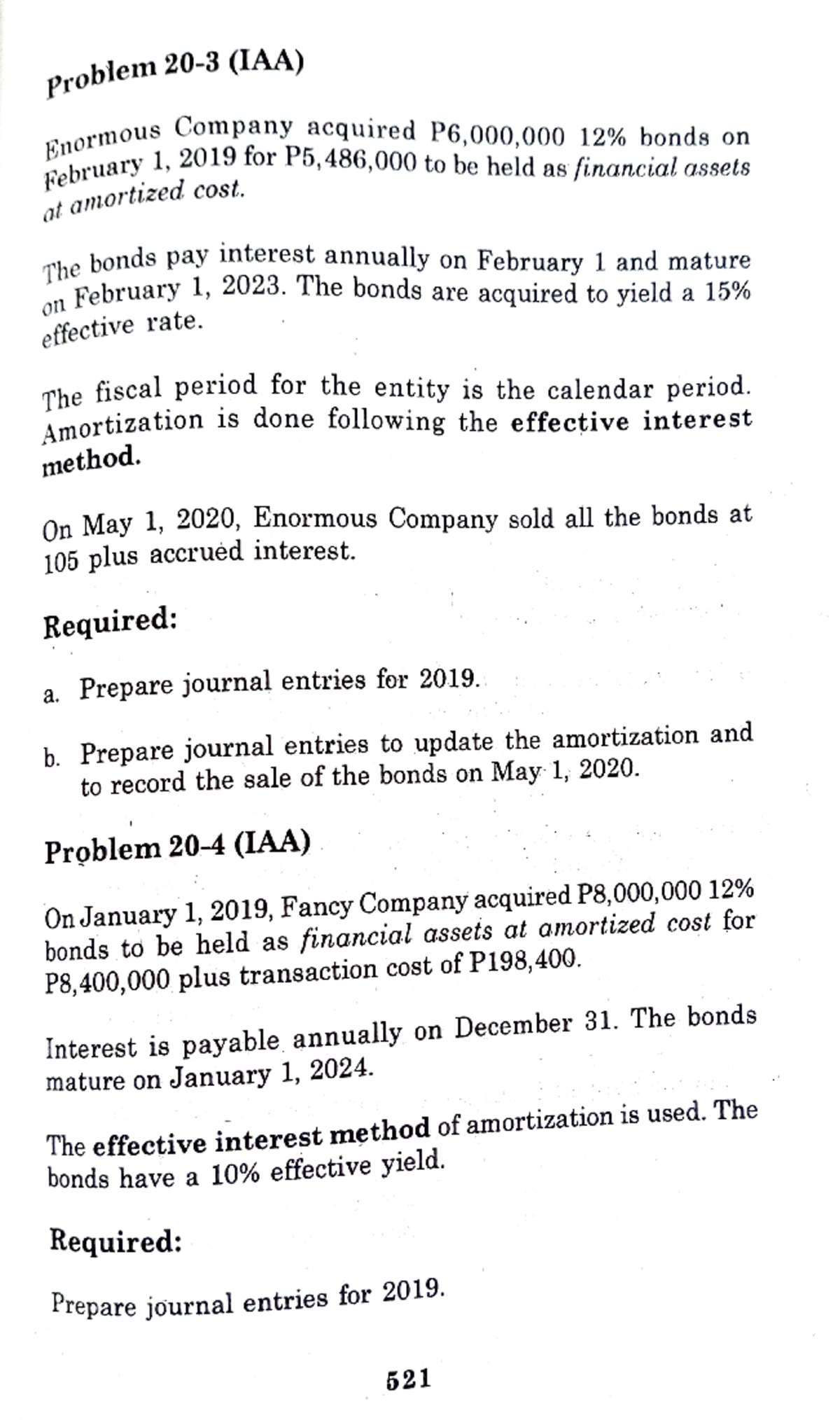 Auditing Problem Chapter 19-20 - Problem-3 (IAA) Enormous Company ...