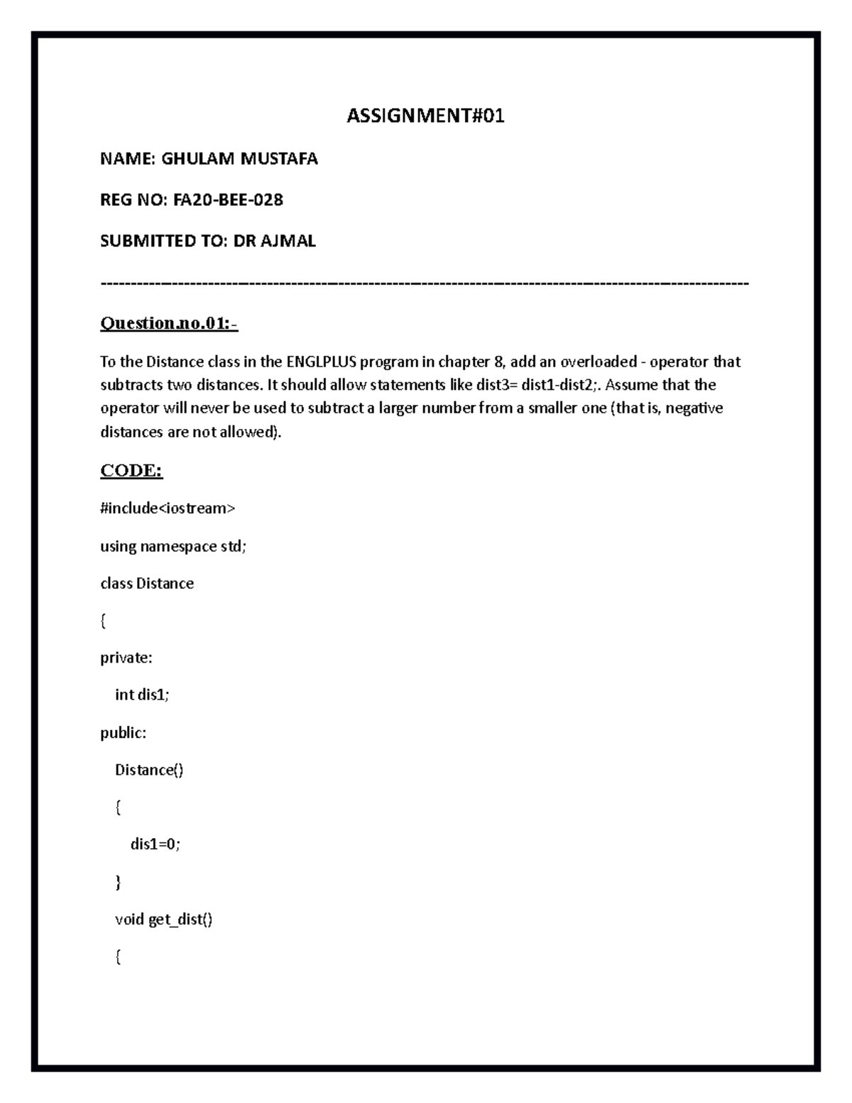 operator overloading and its functionality - Object Oriented ...