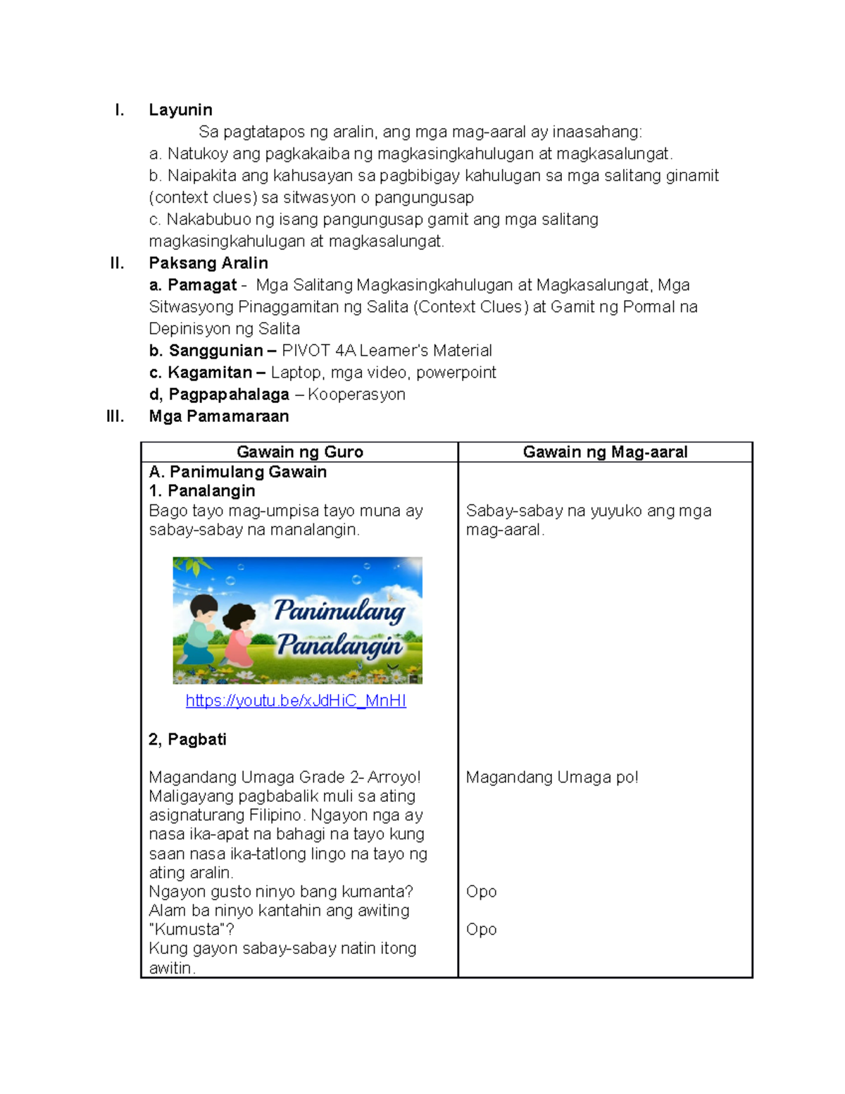 MTB - Instructional material, also known as teaching/learning materials ...