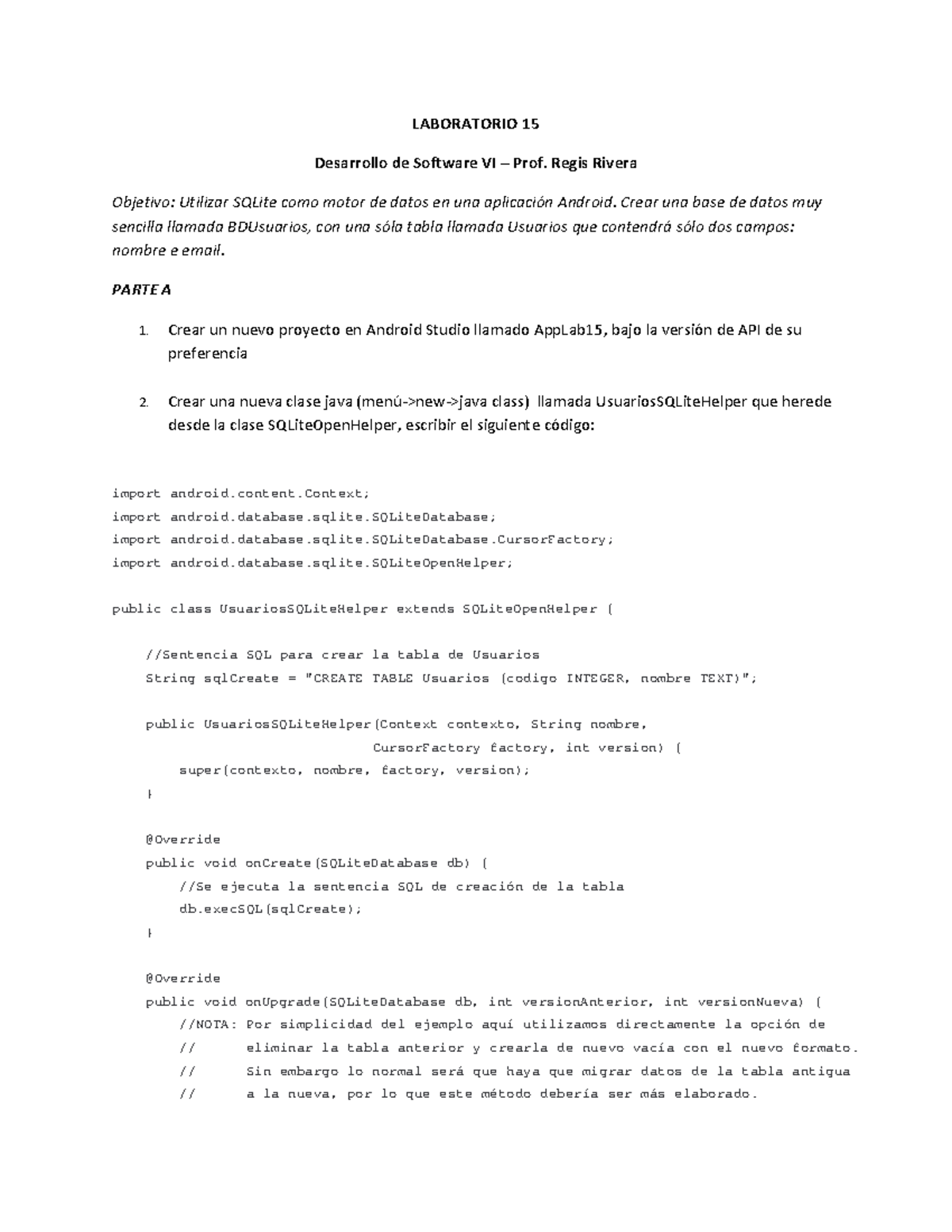 DS6-Lab15 - Nota: 93 - Warning: TT: undefined function: 32 LABORATORIO 15 Desarrollo de Software ...