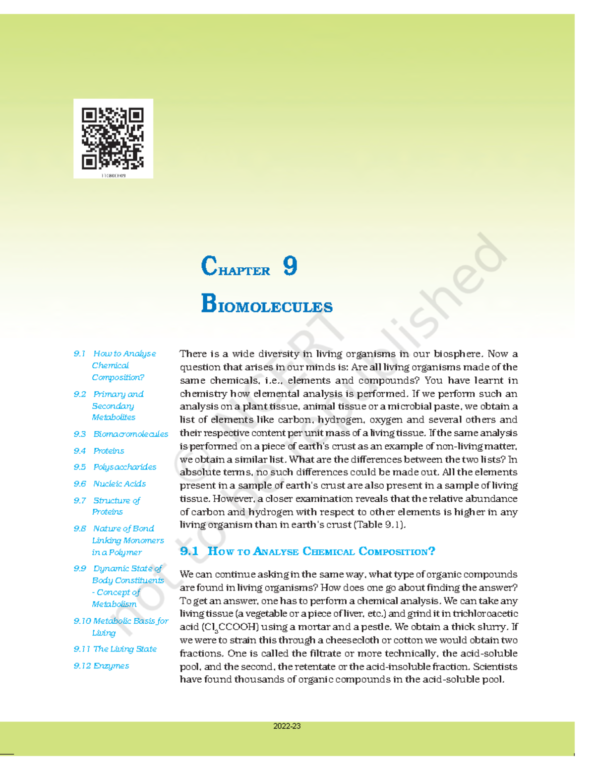 Biomolecules - Study daily - 142 BIOLOGY There is a wide diversity in ...