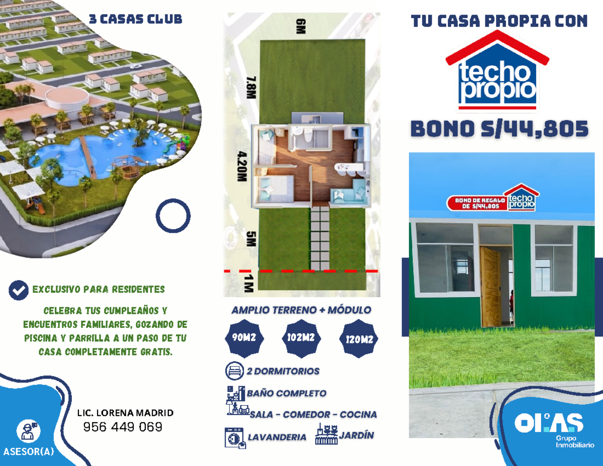 Brochure Promocion Febrero - arquitectura - 90M2 102M2 120M EXCLUSIVO ...