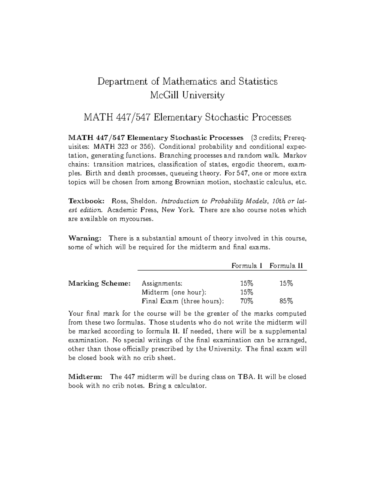 447outline Syllabus Department Of Mathematics And Statistics Mcgill University Math 447 547