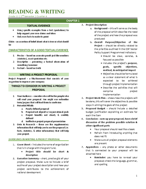 Module IN Reading AND Writing Skills - Learning Module in Reading and ...