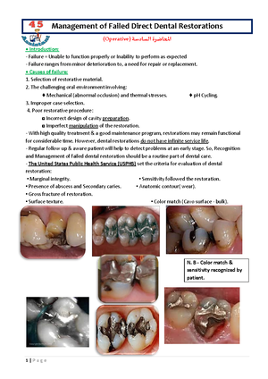 7. Esthetic Consideration in Operative Dentistry I - Esthetic ...
