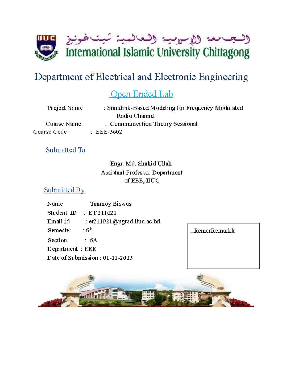 Mahbub open ended lab - Department of Electrical and Electronic ...