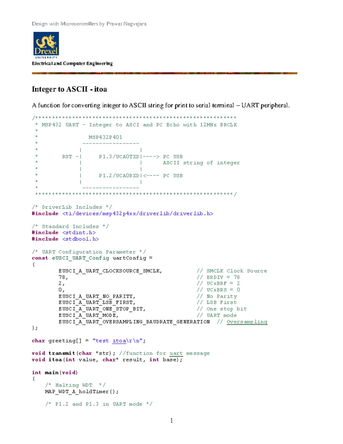 Ece 204 Design With Microcontrollers Coursework Notes And Material Design With
