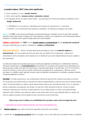 Texto 5 Pruebas Psicologicas - Una Introduccion Practica. Cap. 4 - CAPÍTULO 4 Confiabilidad ...