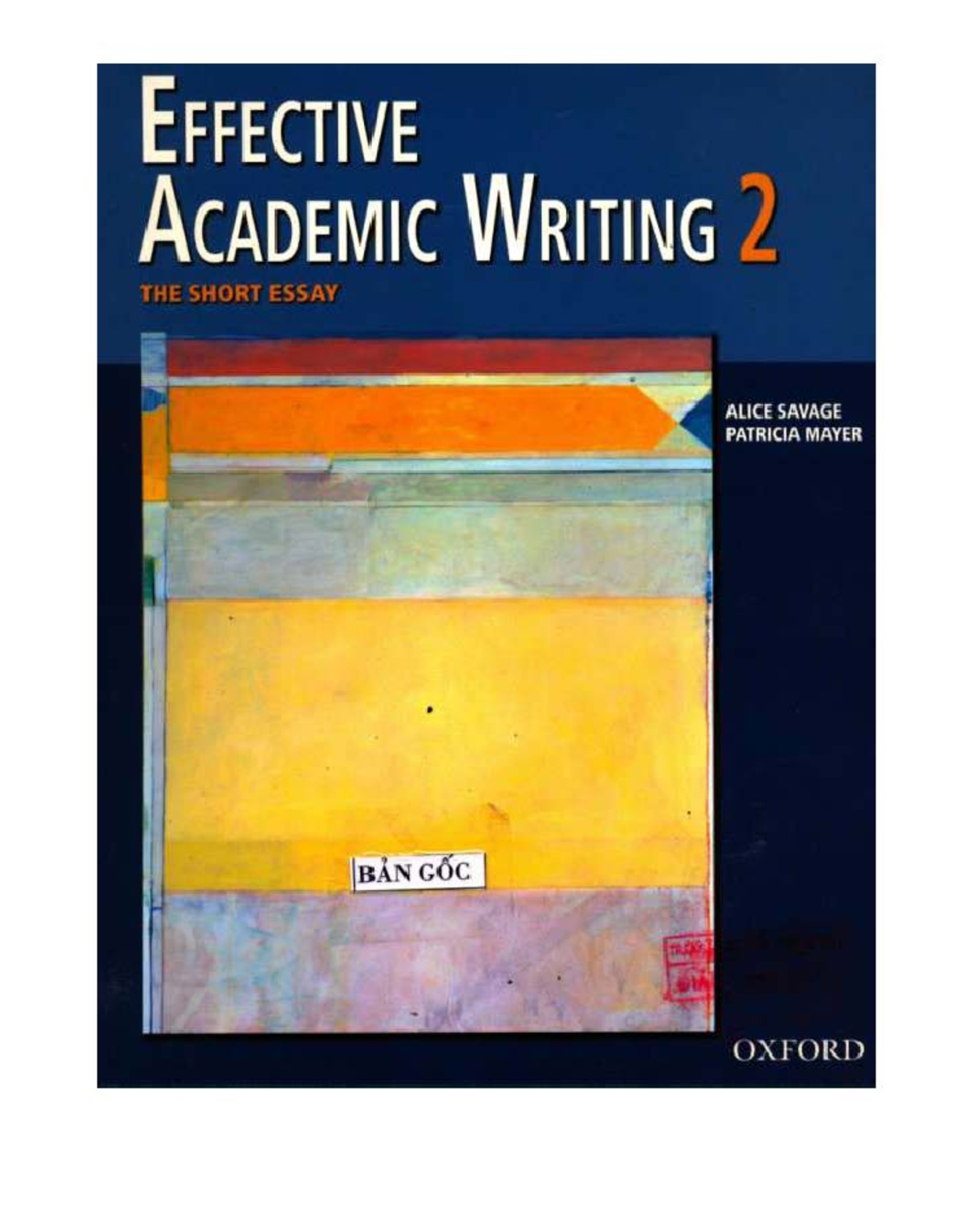 Effective academic writing 2 part one - TRS601 - Studocu