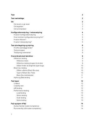Eksamen-Versionsstyring - Der anvendes en scoringsalgoritme, som er baseret på "One best - Studocu