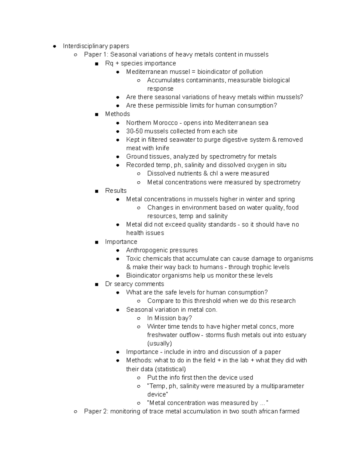 2 4 Lecture citations + annotated bib - Interdisciplinary papers Paper ...