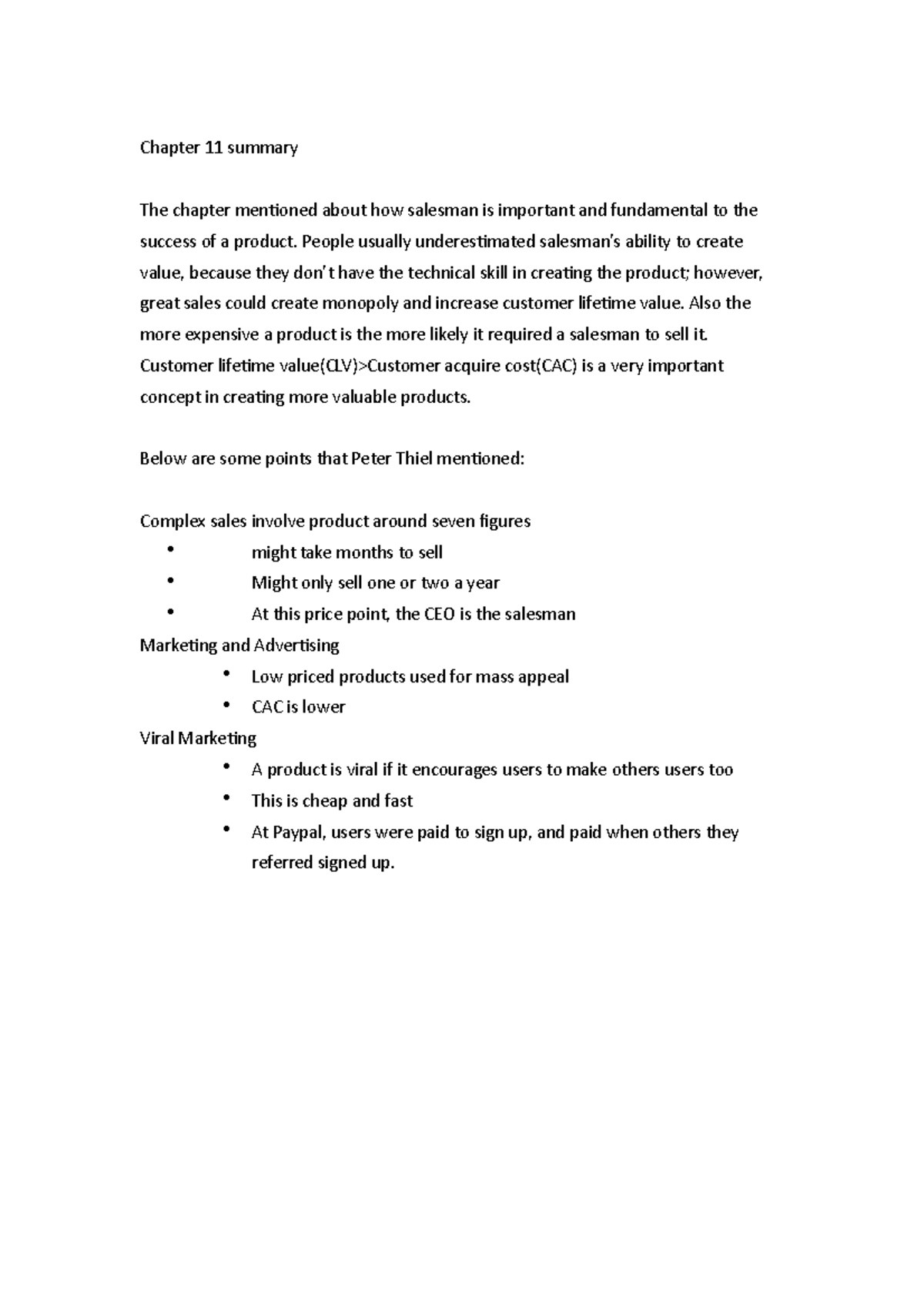 Chapter 11 summary UNIV280C - Chapter 11 summary The chapter mentioned ...