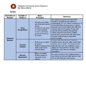 Module 3 - individual military power to possibly destroy one another ...