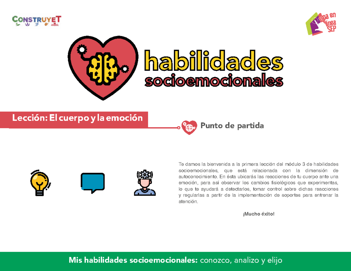 M3 S1 AHSE5 PDF Interactivo - Te damos la bienvenida a la primera lección del módulo 3 de - Studocu