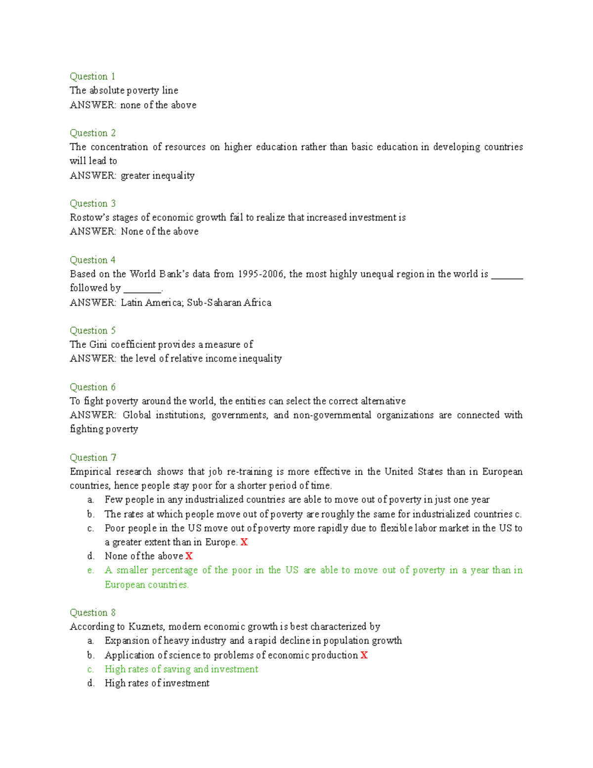 EA ECON Poverty and Inequality and Classical Theories in Economic ...