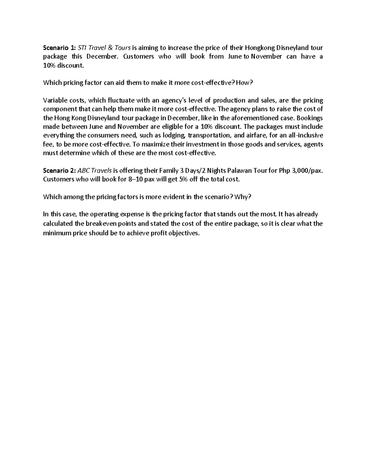 Aguilar 08 Activity 1 - ARG@Tourand Travel - Scenario 1: STI Travel ...