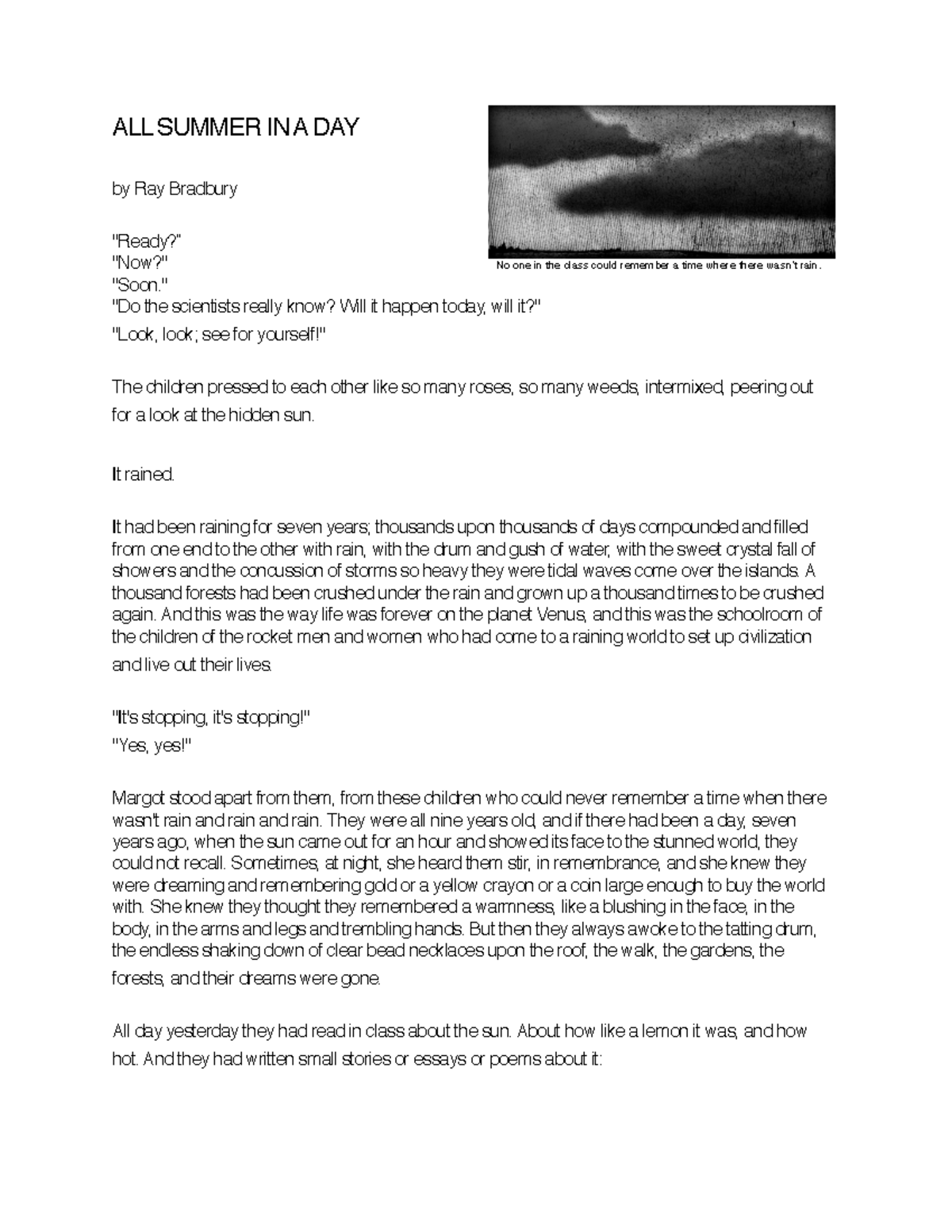 01. All Summer in a Day ...