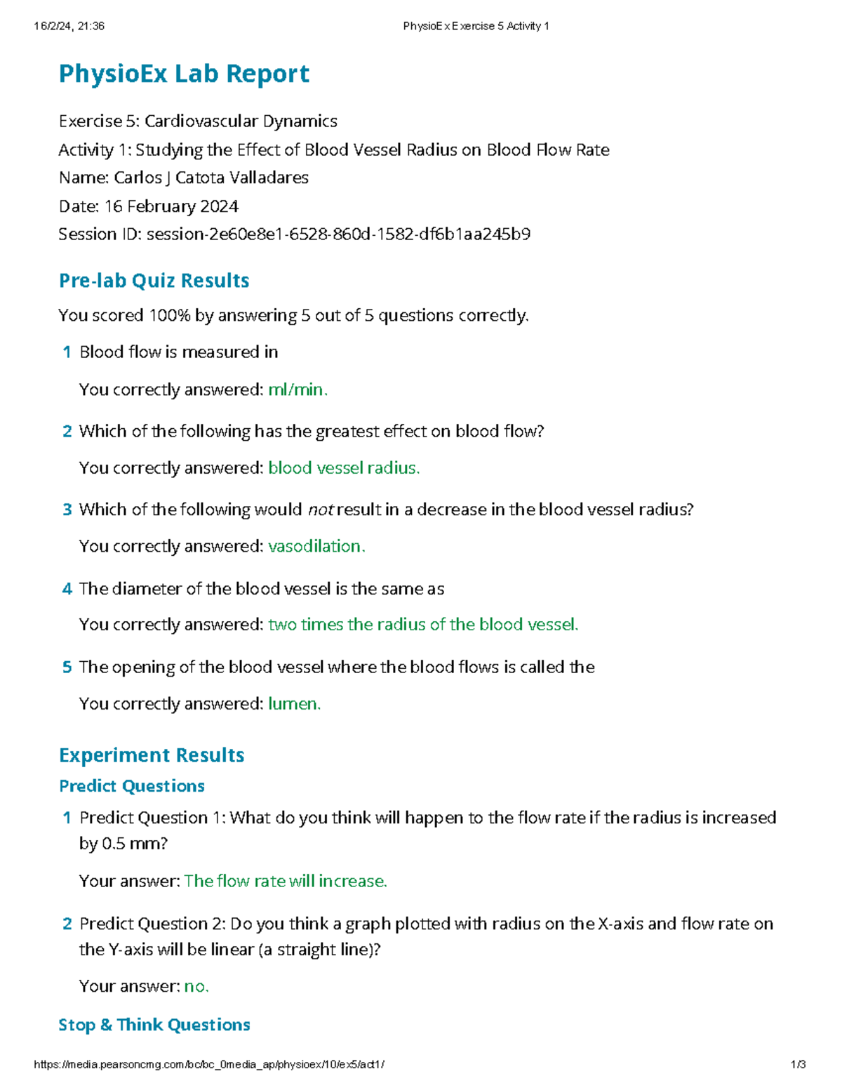 Physio Ex Exercise 5 Activity 1 - pearsoncmg/bc/bc_0media_ap/physioex ...