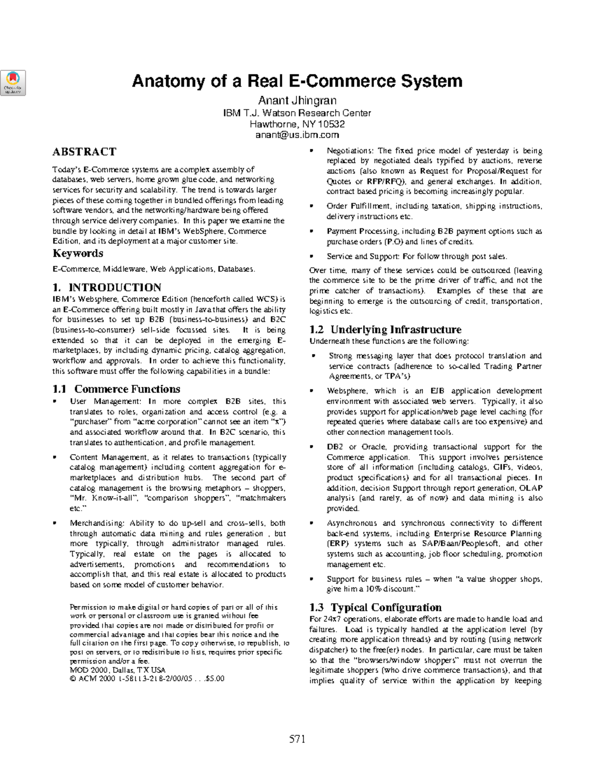335191 - Please give me notes - Anatomy of a Real E-Commerce System ...