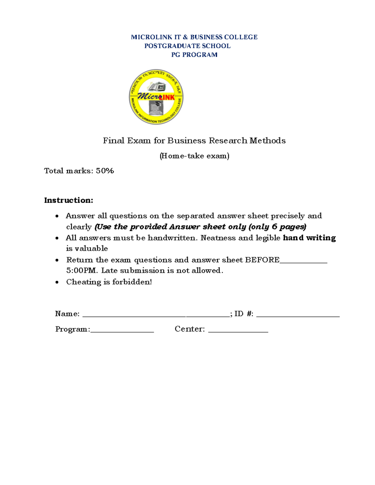 4 5886453662162621338 - MICROLINK IT & BUSINESS COLLEGE POSTGRADUATE ...