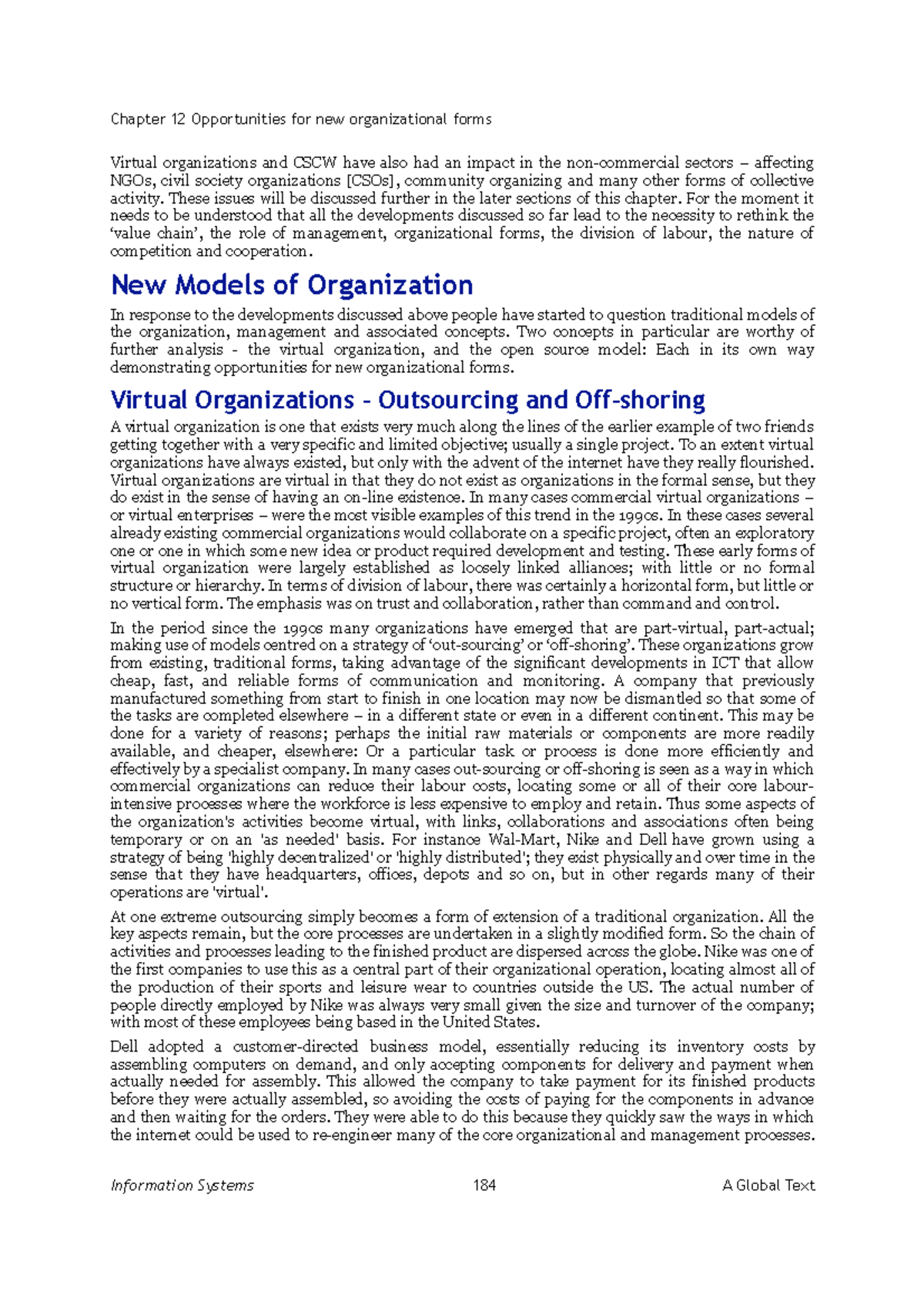 Information Systems-67 - Chapter 12 Opportunities for new ...