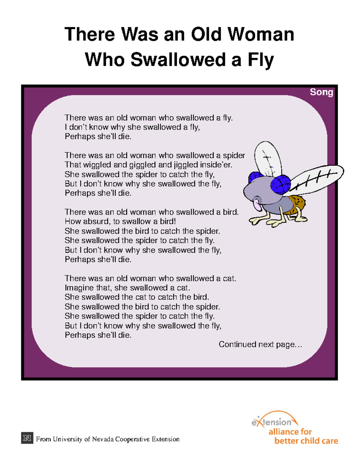 There was an Old Woman - This is a poem. - There Was an Old Woman Who ...