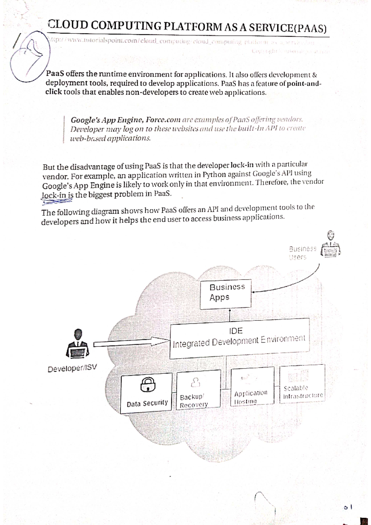 Cloud service - Cloud Computing - Studocu