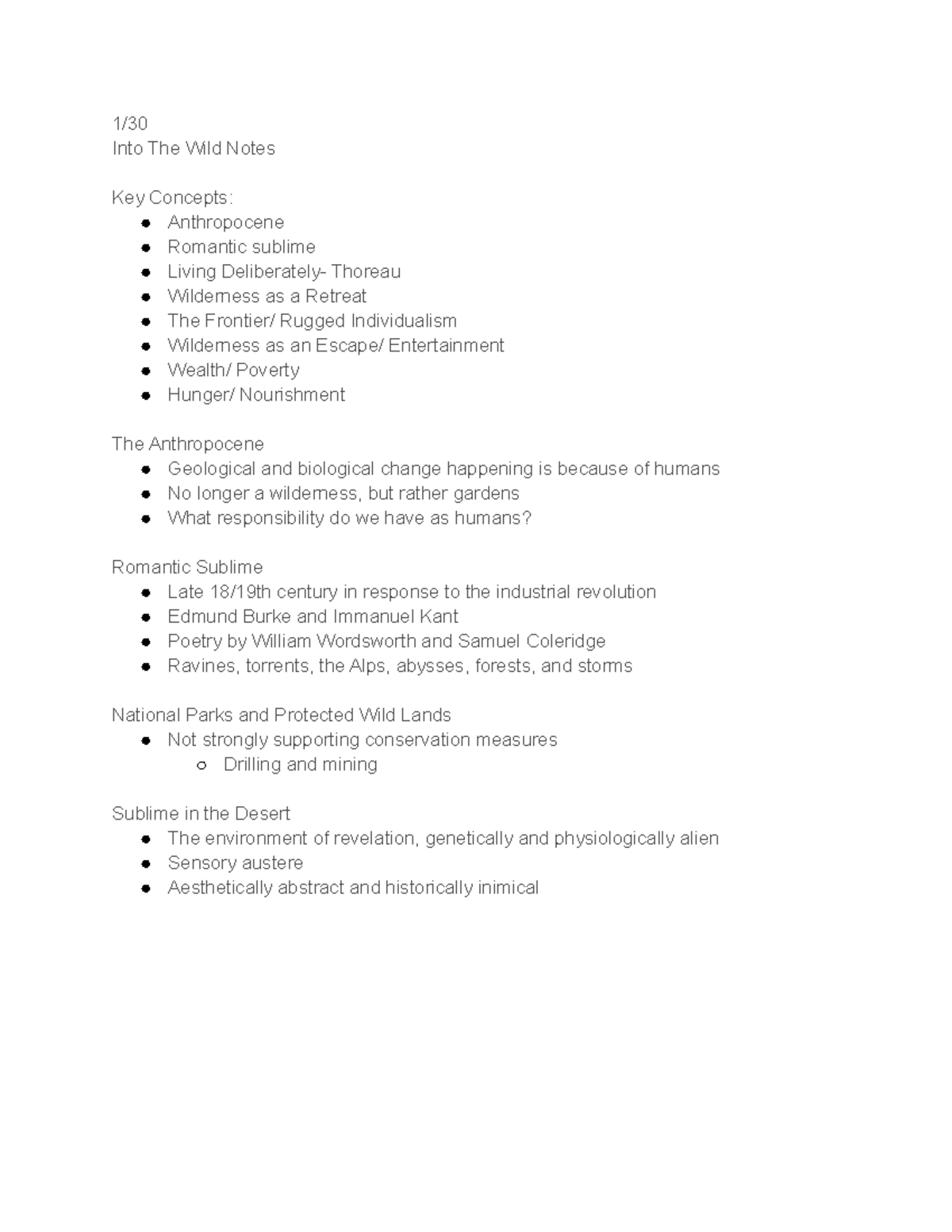 Into The Wild Notes - Into the Wild - 1/ Into The Wild Notes Key ...