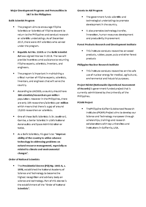 STS Finals Exam and Answers Complete - STS Finals Exam and Answers Answers highlighted in red ...