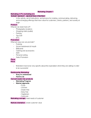Mkt ch 2 - key word - )Chapter 2 1. An industry can be defined as a ...