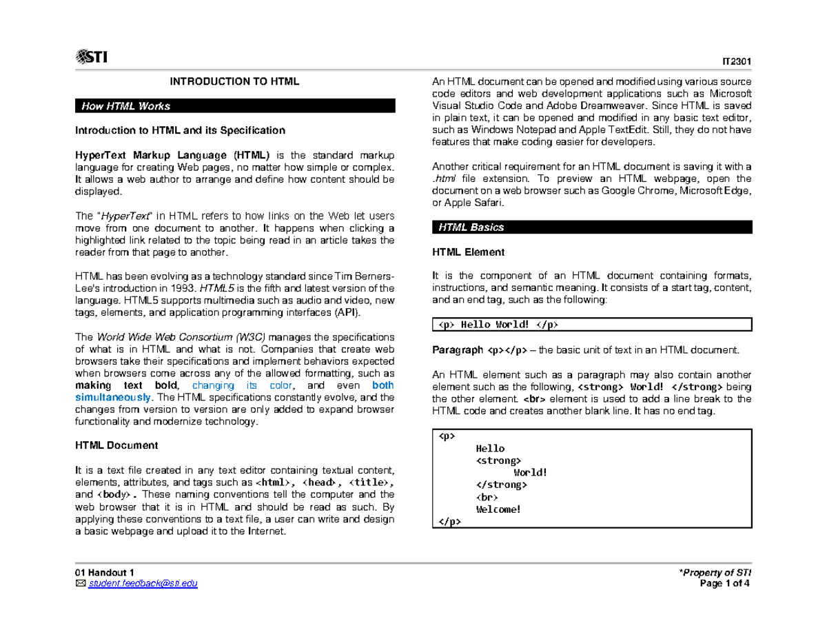 Inbound 6747588418141467474 - 01 Handout 1 *Property of STI ...