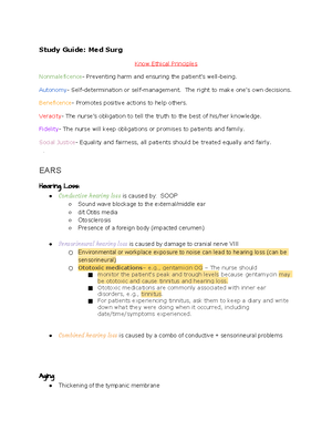 Med surg exam 3 Cardiac - Med Surg Exam 3 Study Guide (Short Version ...