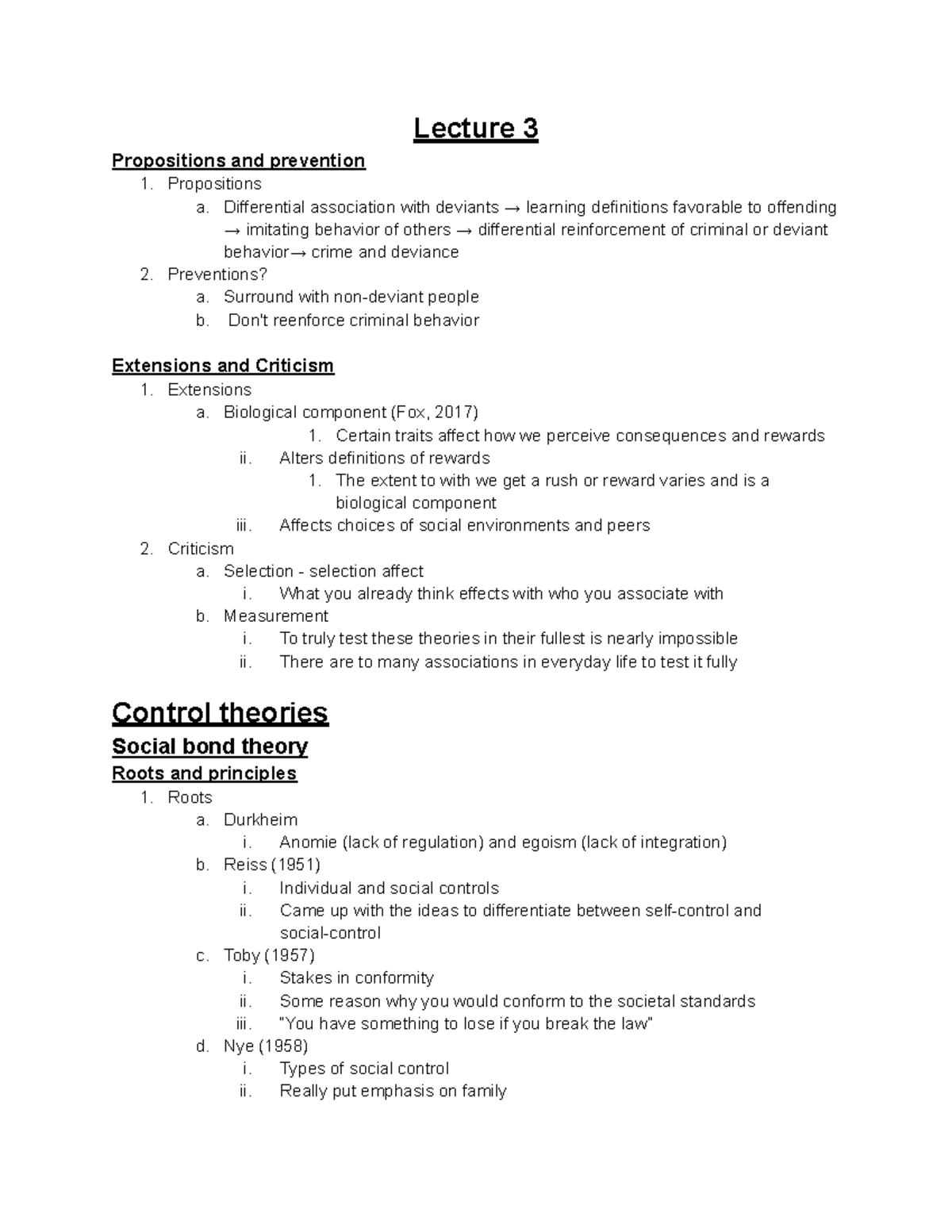 CJC 102 Unit 4 Lecture 3 - Lecture 3 Propositions and prevention ...