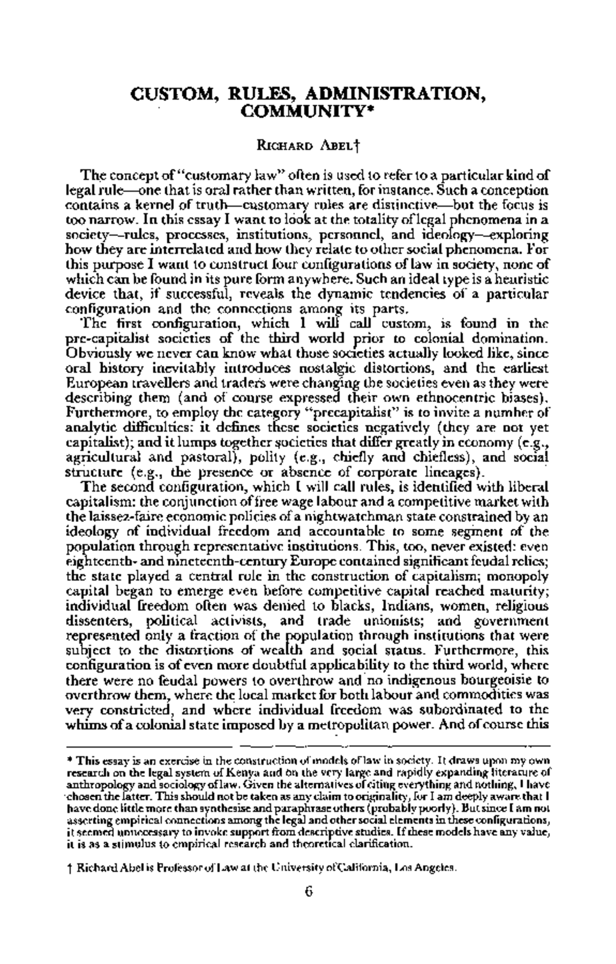 Custom, Rules, Administration - CUSTOM, RULES, ADMINISTRATION ...