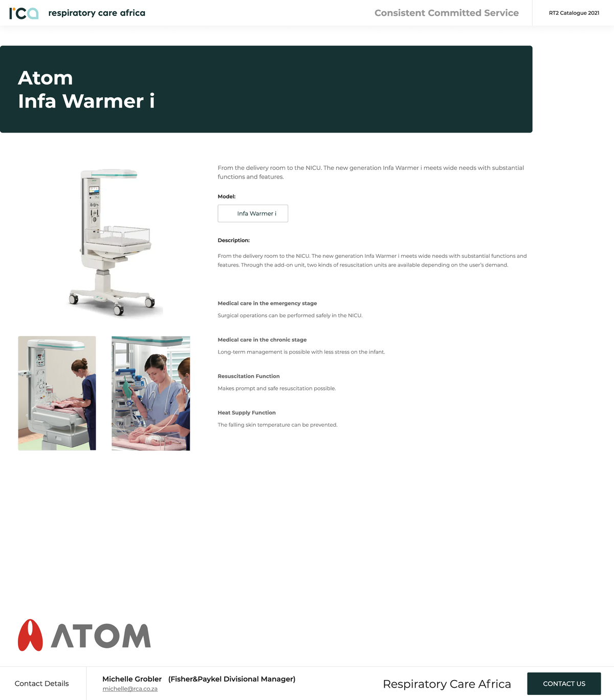 Infa warmer i - inf - From the delivery room to the NICU. The new ...