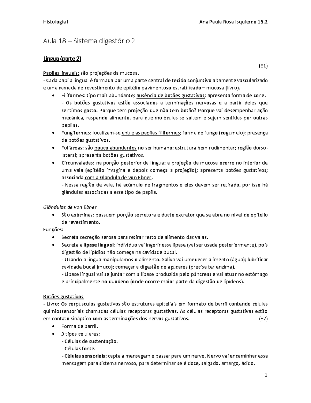 Aula 18 Sistema Digestório 2 Warning Tt Undefined Function 22 Warning Tt Undefined