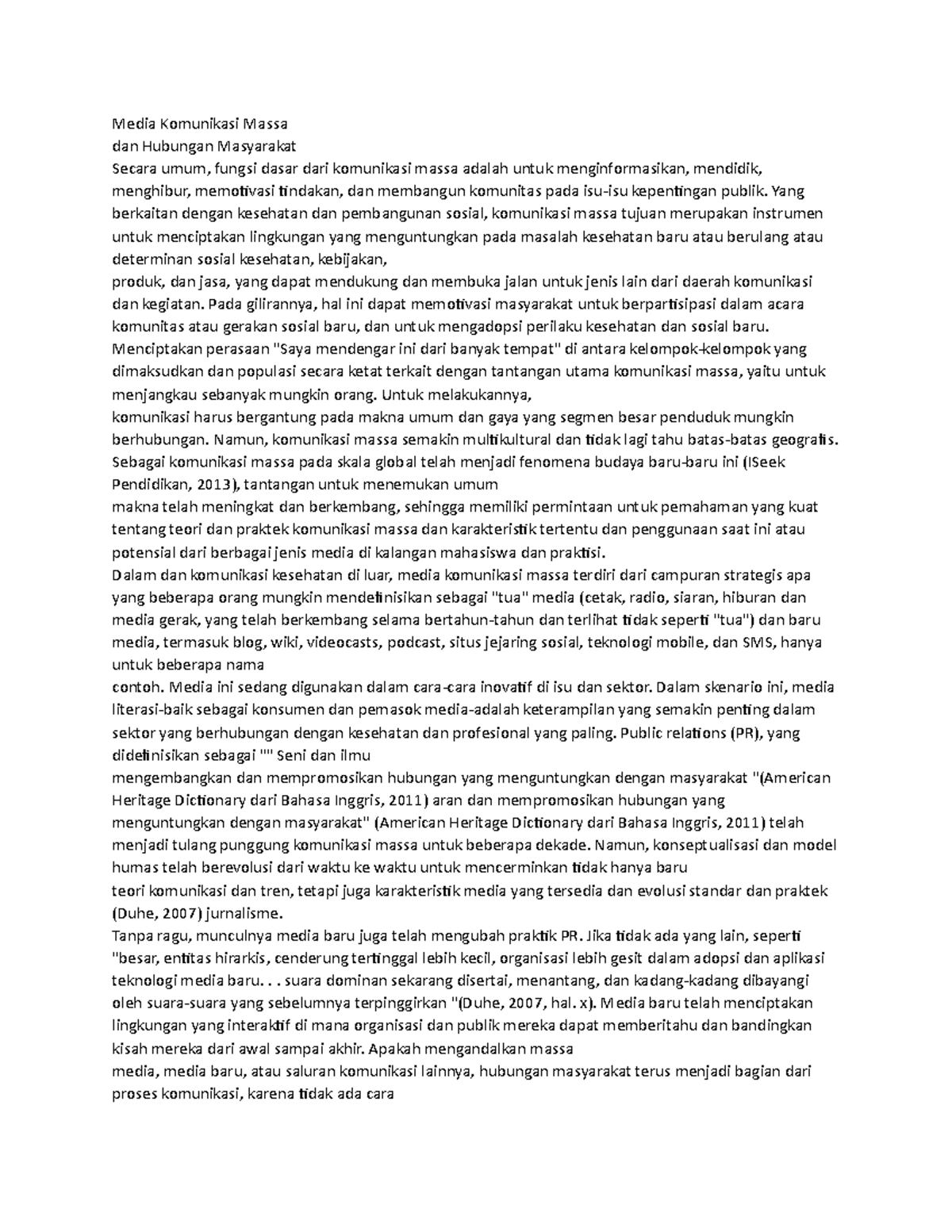 Media Komunikasi Massa - Yang berkaitan dengan kesehatan dan ...