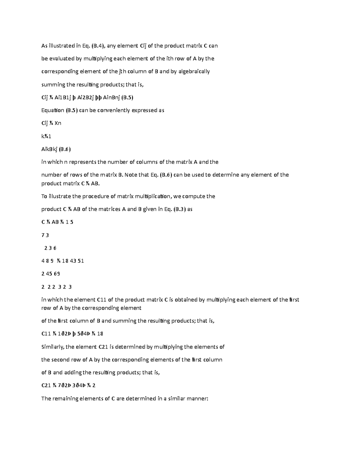 Doc18-illustrated - As illustrated in Eq. (B.4), any element Cij of the ...